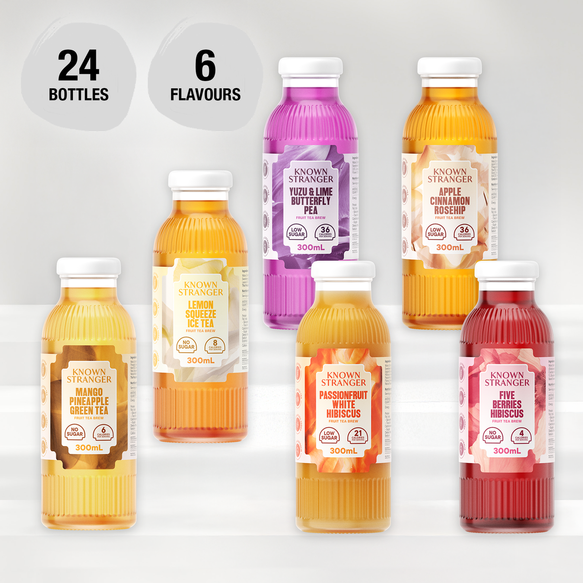Real Iced Tea - 6 Flavours, 24 Bottles – Known Stranger